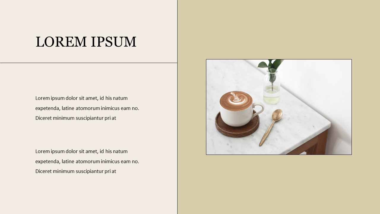 Coffee google slides design|Business