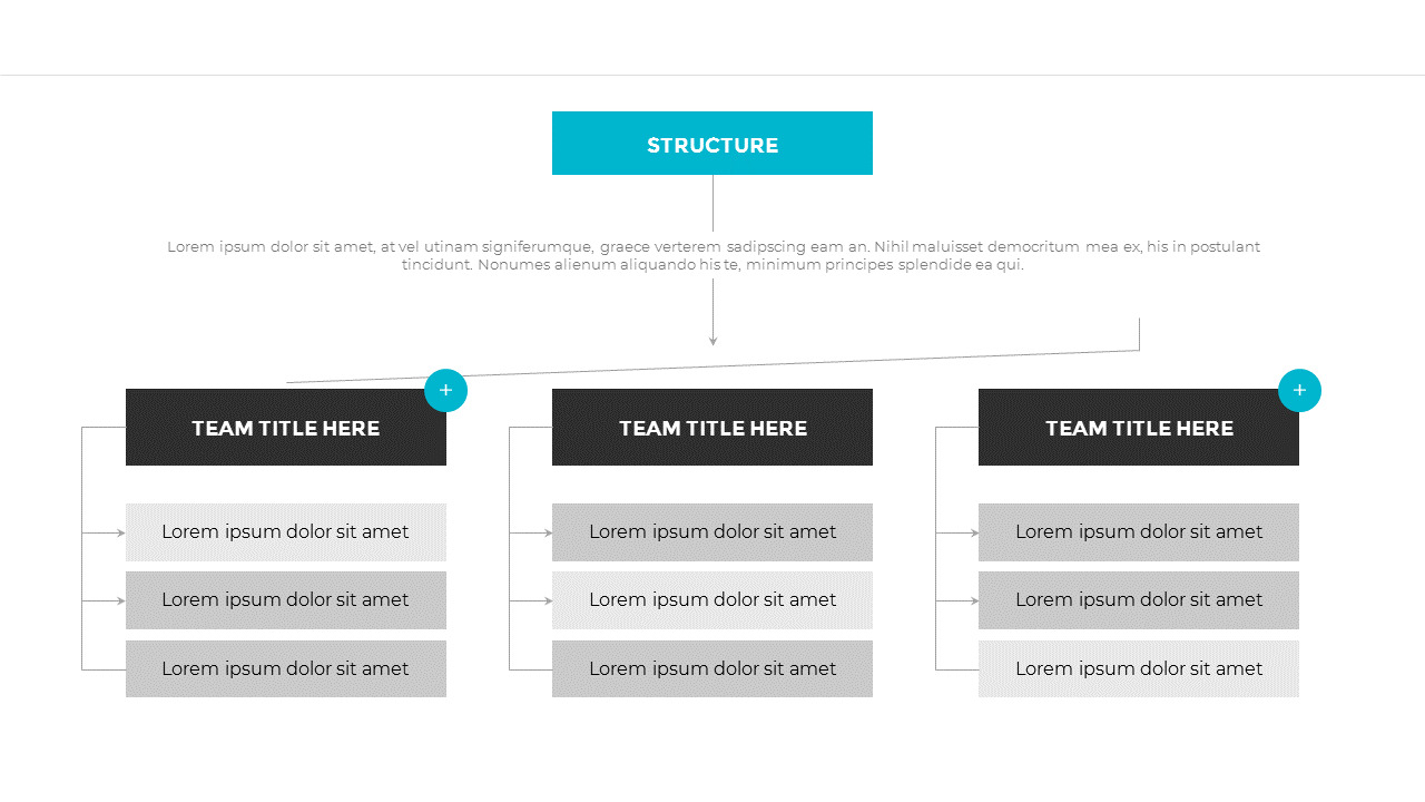 Grid Layout Business google google slides template