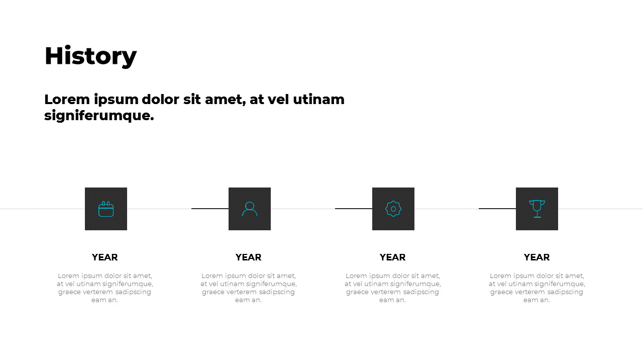 Grid Layout Business google google slides template