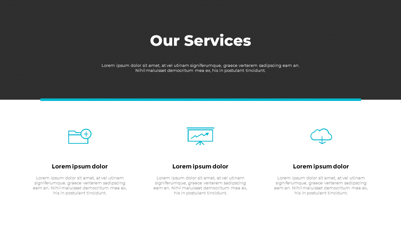 Grid Layout Business google google slides template