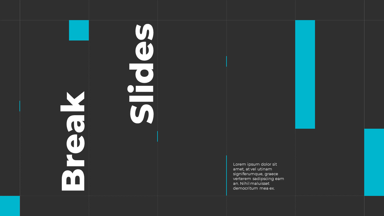 Grid Layout Business google google slides template