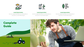 Smart Farming Guide company profile template design