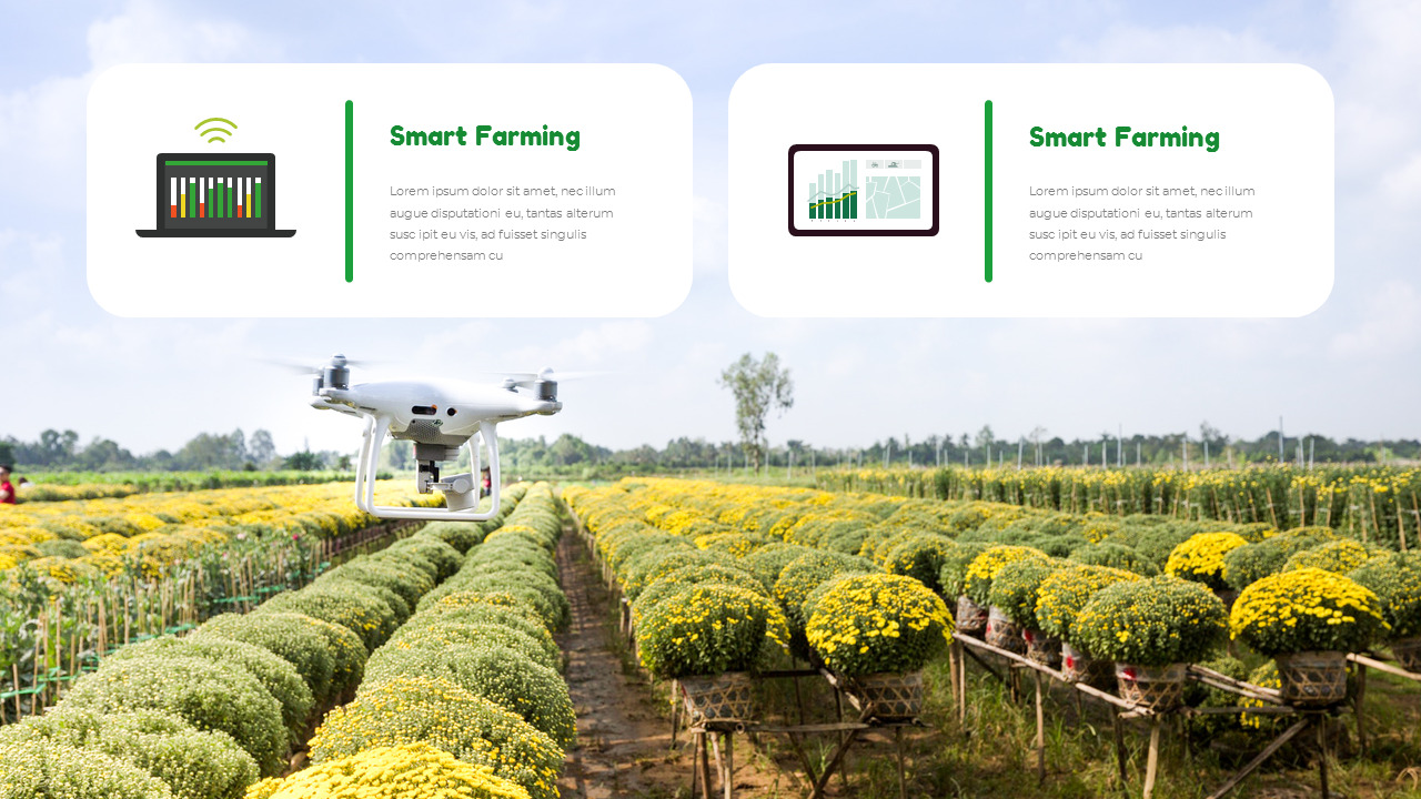 Smart Farming Guide company profile template design