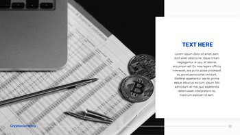 Criptovaluta modello per powerpoint