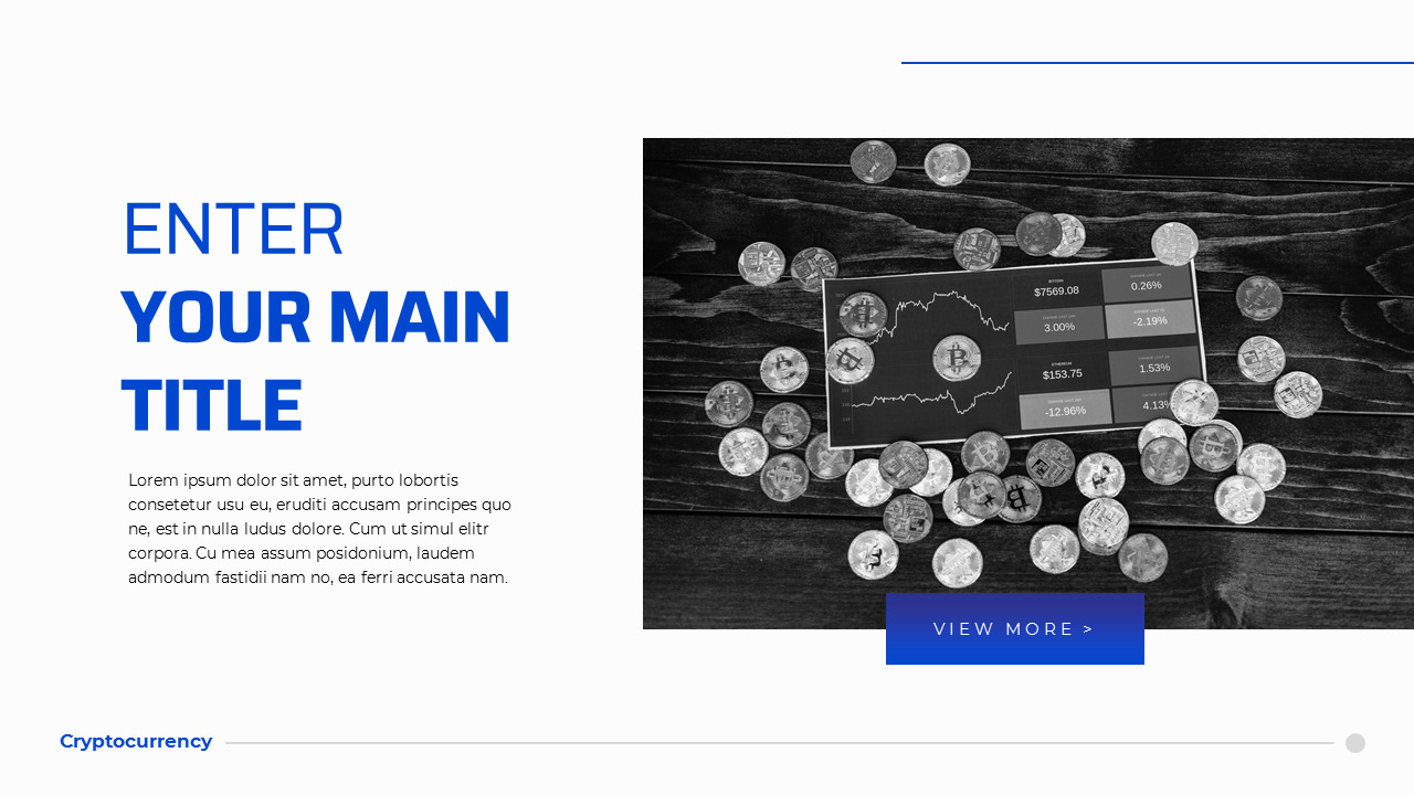 Cryptocurrency template for powerpoint