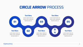 Criptovaluta modello per powerpoint