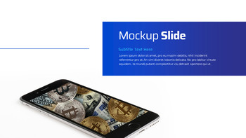 Criptovaluta modello per powerpoint