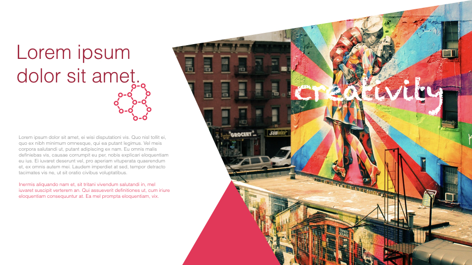 Creativity Project Keynote Design|Lifestyle
