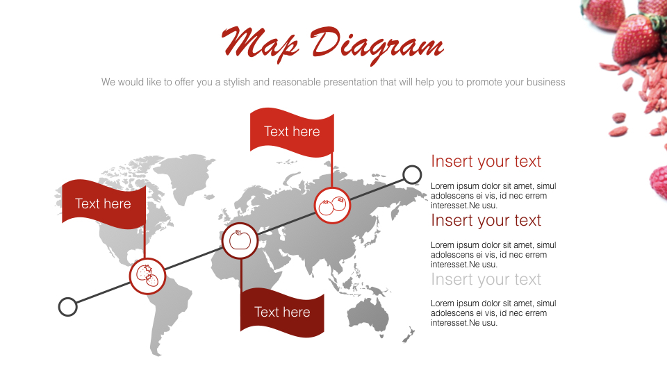 Red Fruits & Vegetables Keynote