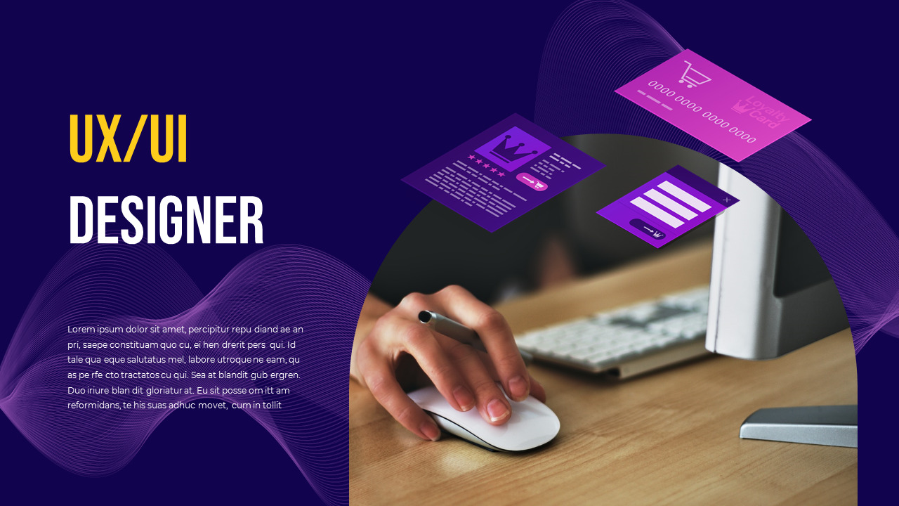 Essentials for UI/UX Design PowerPoint Presentation Design