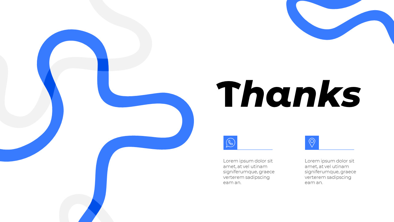 Wavy Abstract Concept Business ppt presentation slides