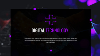 Digital Technology google slides theme