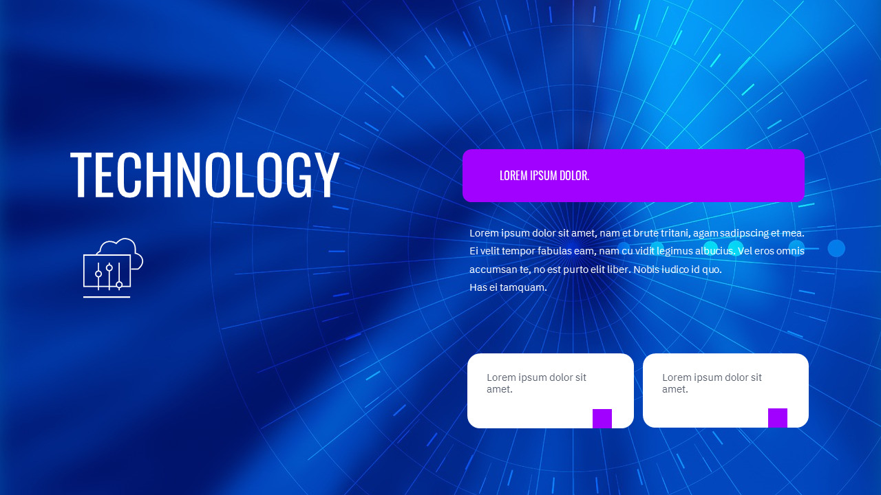 Digital Technology google slides theme