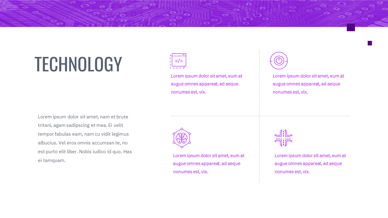 Digital Technology google slides theme