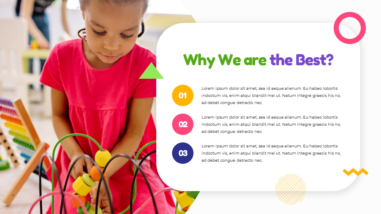 Kindergarten Simple Slides Templates