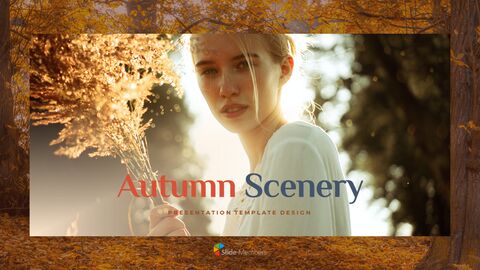 Autumn Scenery slide powerpoint
