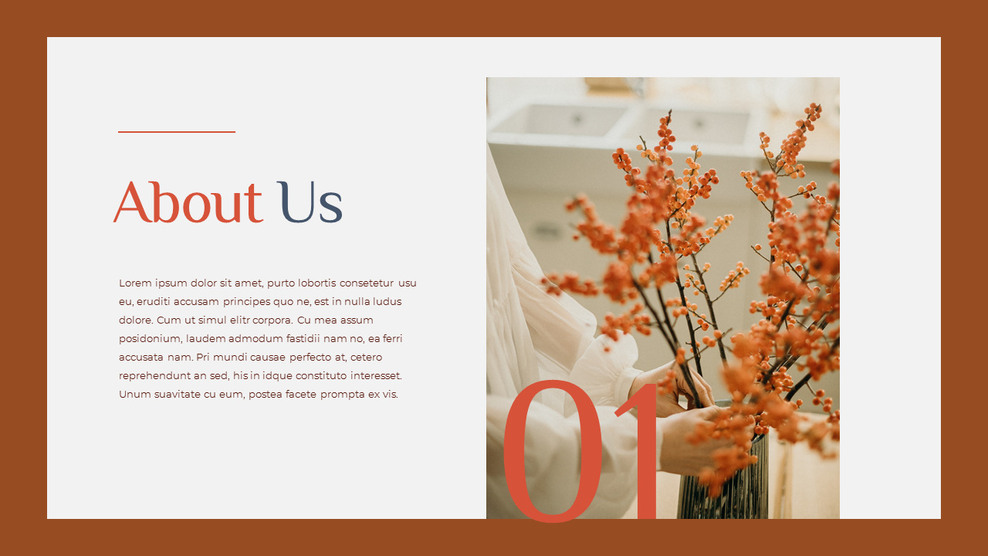 Autumn Scenery slide powerpoint