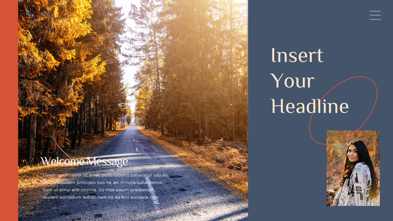 Autumn Scenery slide powerpoint