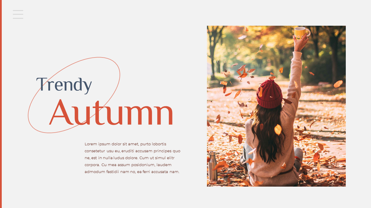Autumn Scenery slide powerpoint