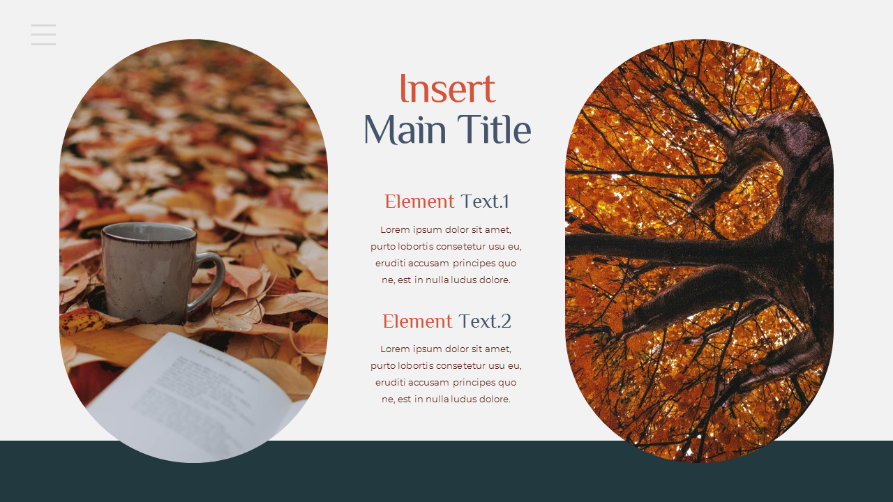 Autumn Scenery slide powerpoint