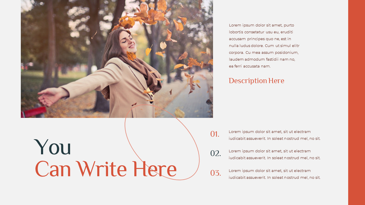 Autumn Scenery slide powerpoint