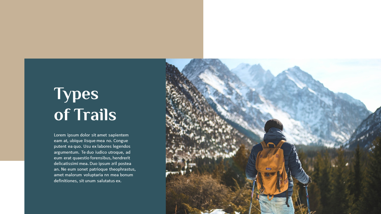 Best Time for Hiking template ppt|Lifestyle