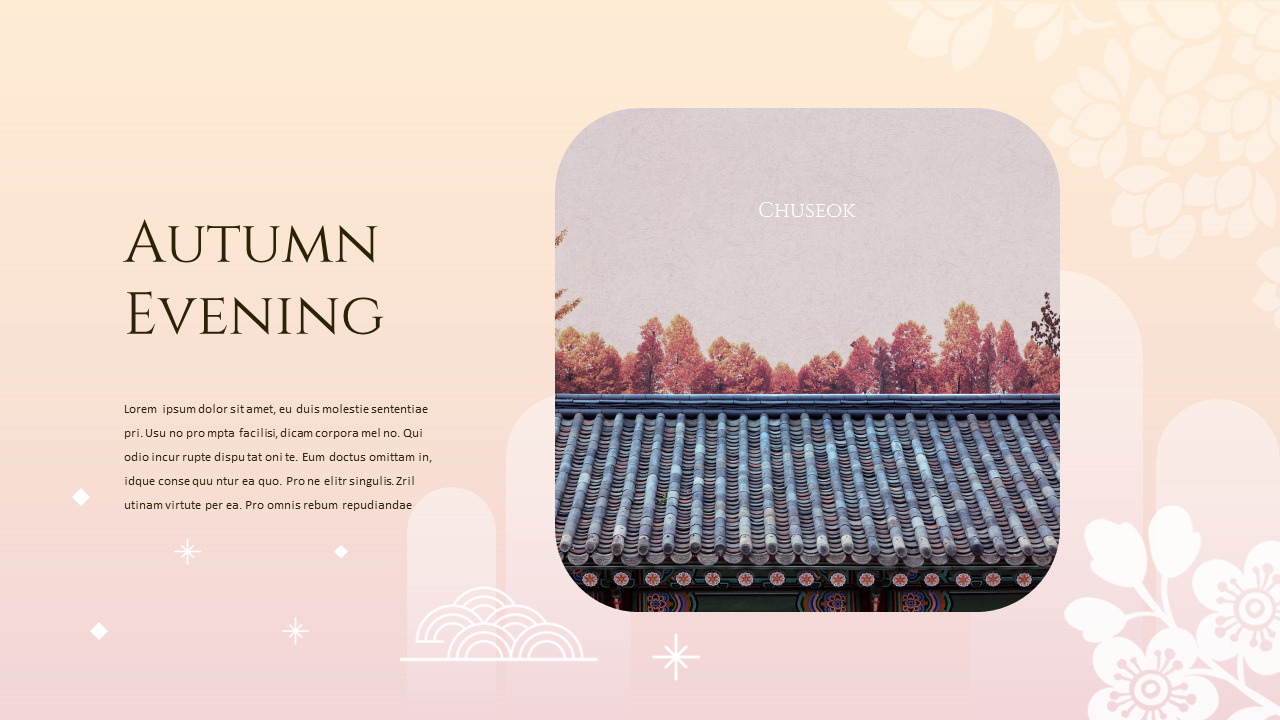 Chuseok, Korean Thanksgiving powerpoint presentation themes