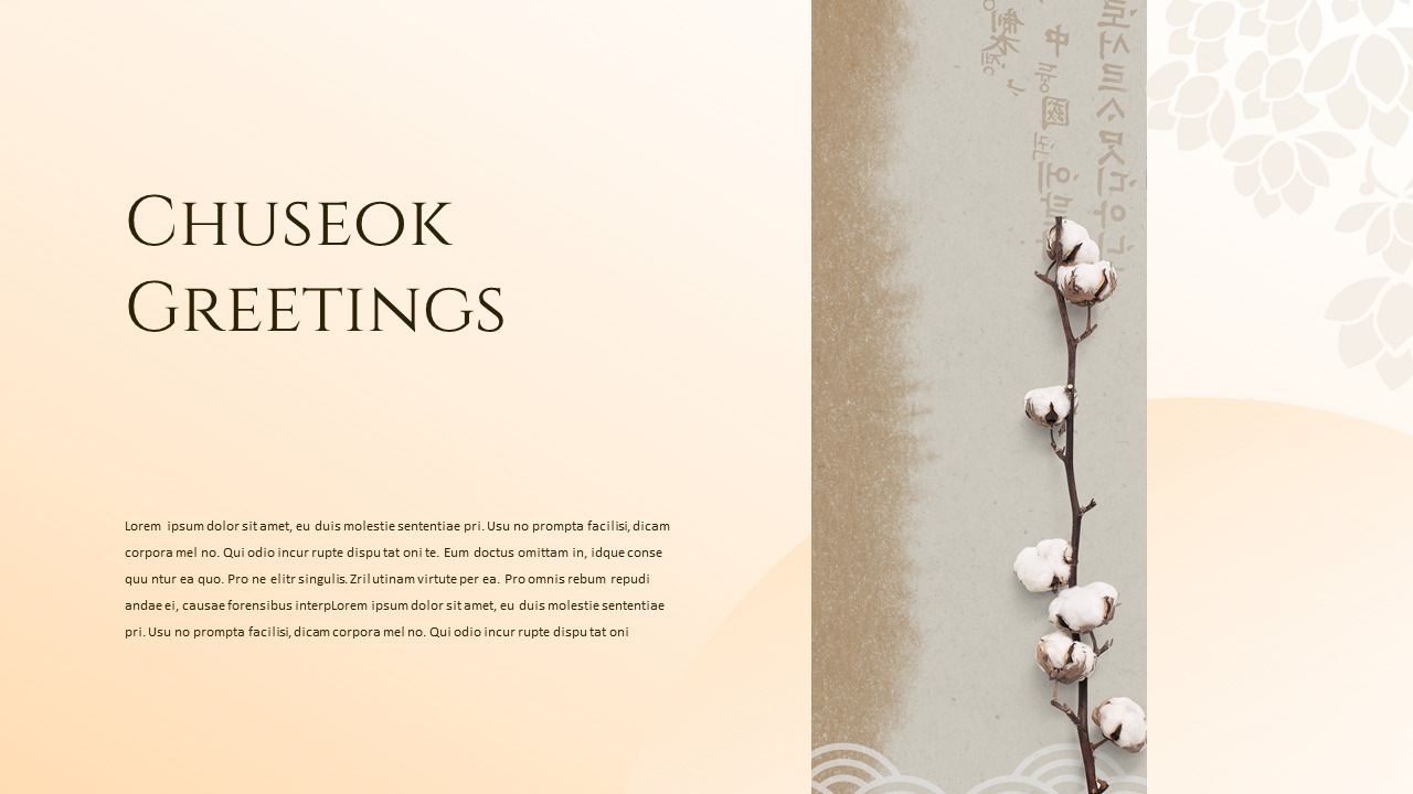 Chuseok, Korean Thanksgiving powerpoint presentation themes