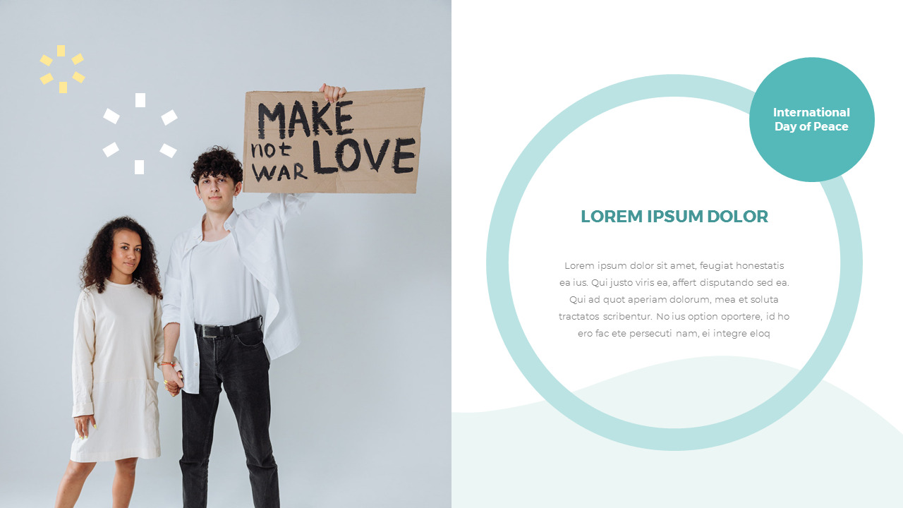 International Day of Peace ppt templates powerpoint template|Lifestyle