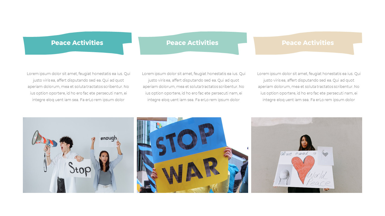 International Day of Peace ppt templates powerpoint template|Lifestyle