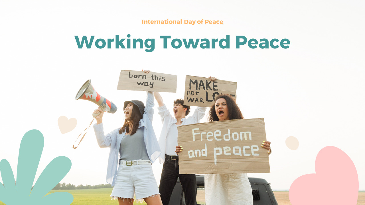 International Day of Peace ppt templates powerpoint template|Lifestyle