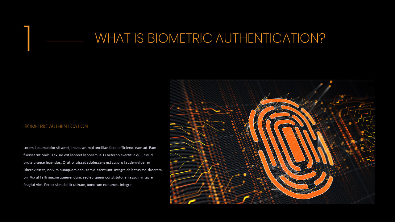 Biometric Authentication Google Slides Presentation
