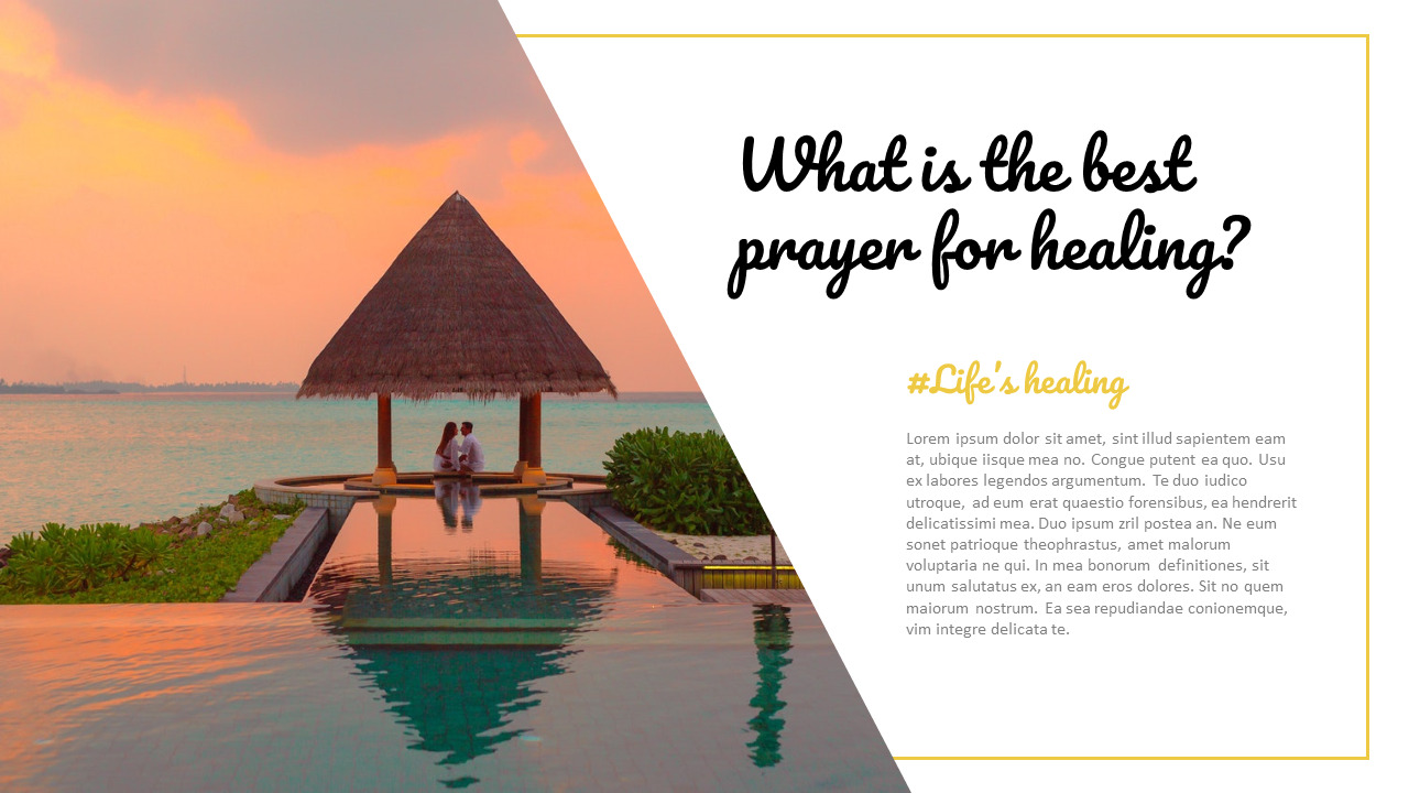 Life's Healing Simple Google Slides|Lifestyle