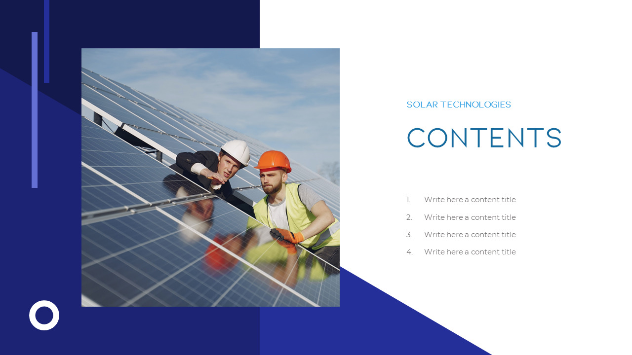 Free ppt template free download - Solar Technologies|Slides