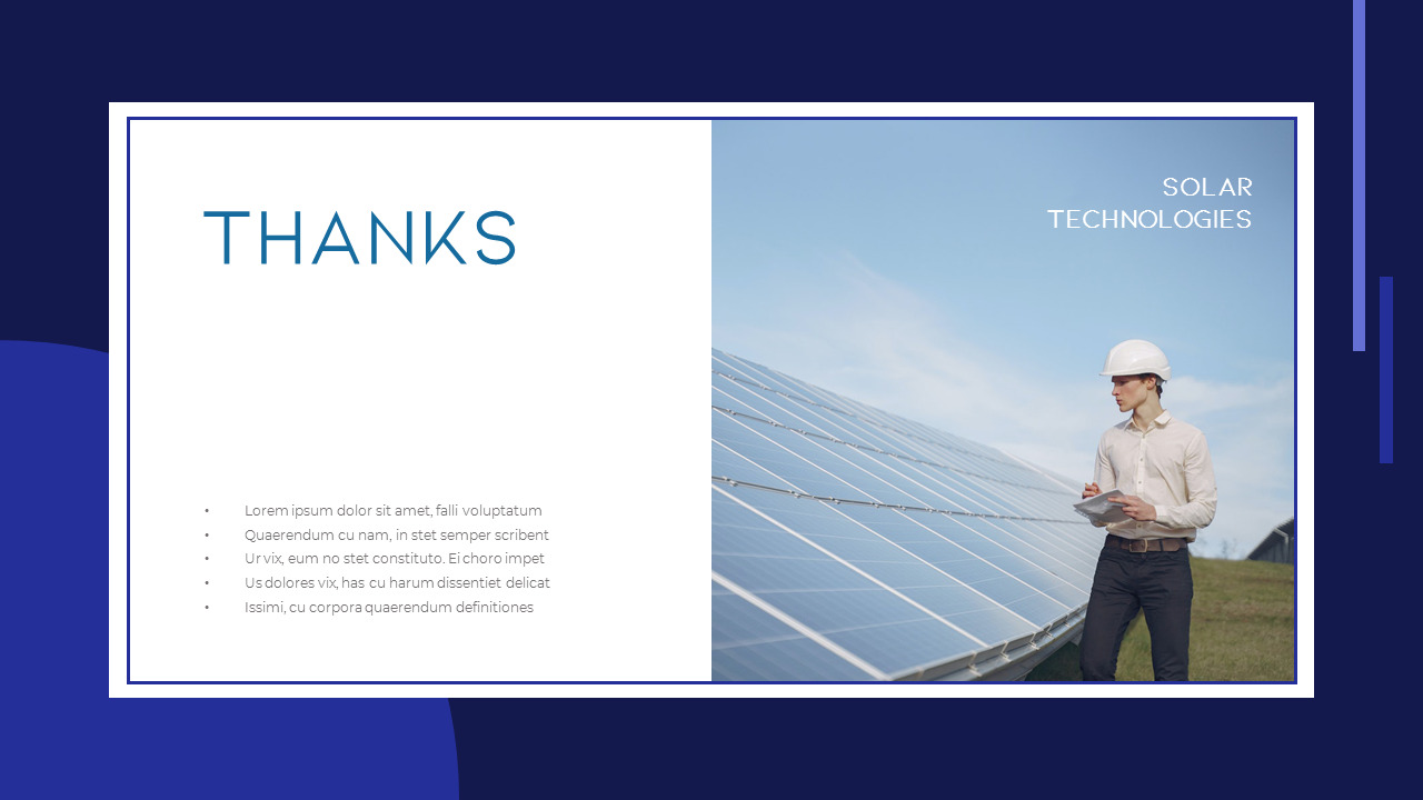 Free ppt template free download - Solar Technologies|Slides