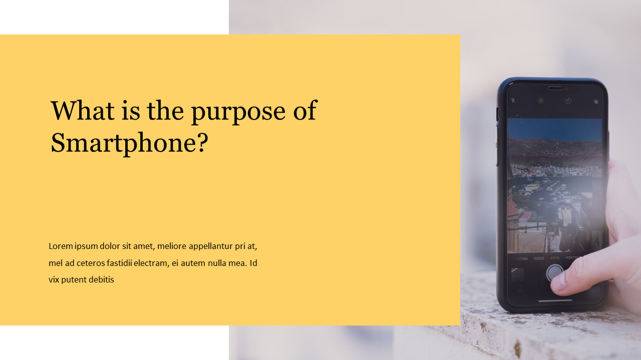 Smartphone good google slides template|IT/Commerce