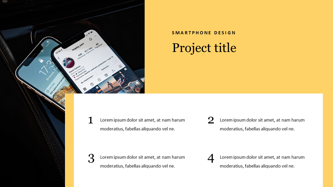 Smartphone good google slides template|IT/Commerce