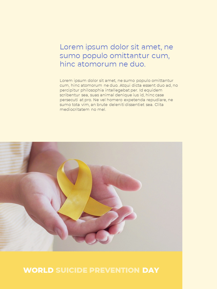 World Suicide Prevention Day Theme Templates