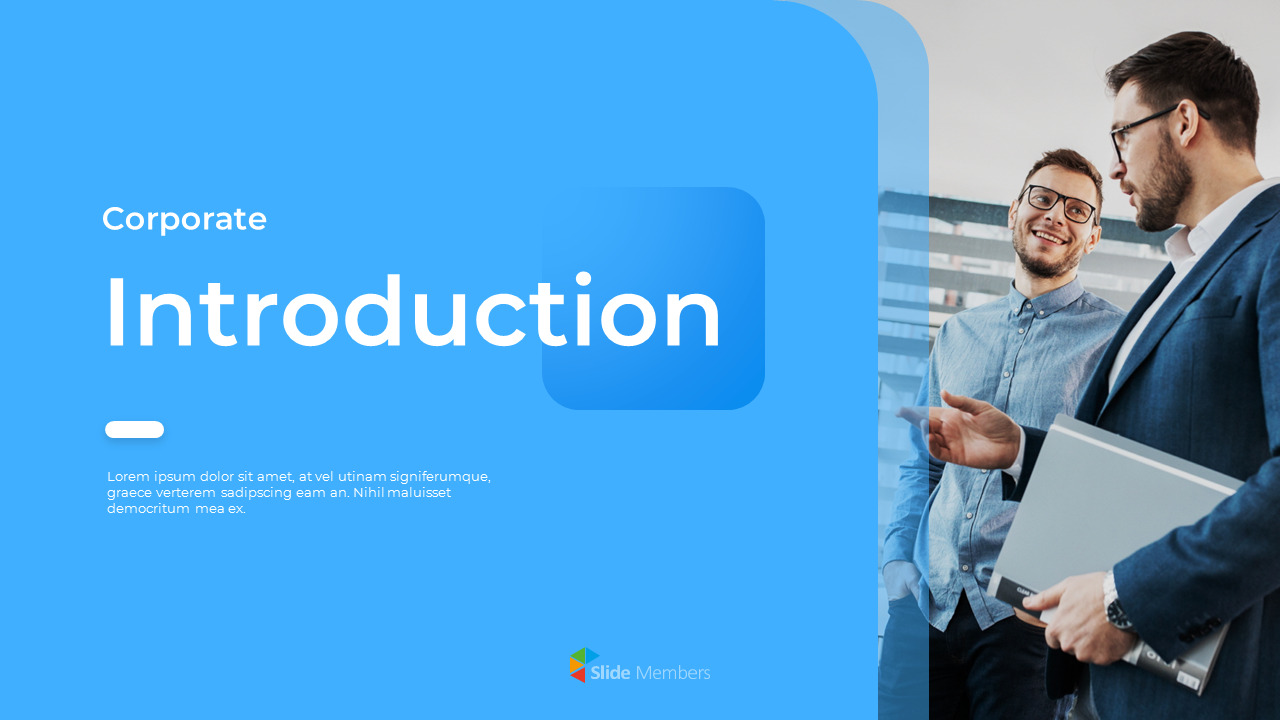 Corporate Introduction Simple Slides Design