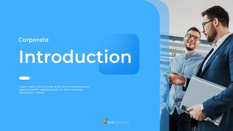 Corporate Introduction Simple Slides Design