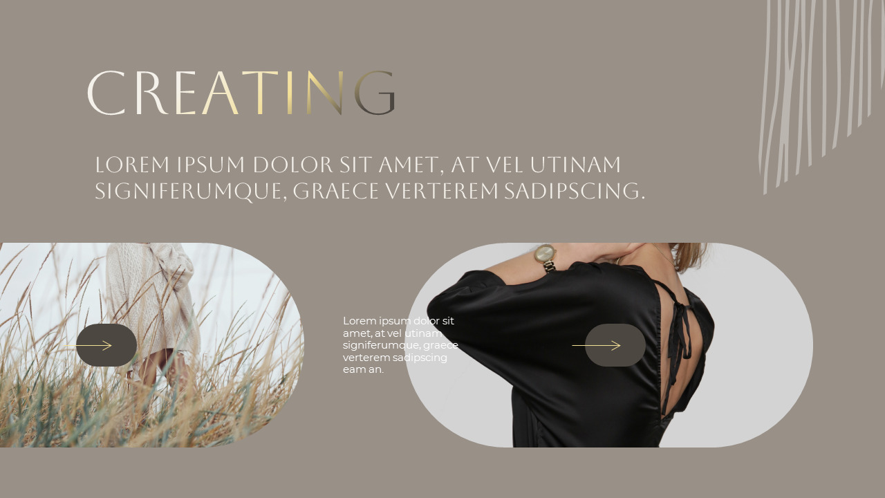 Fall Brand Concept developing powerpoint