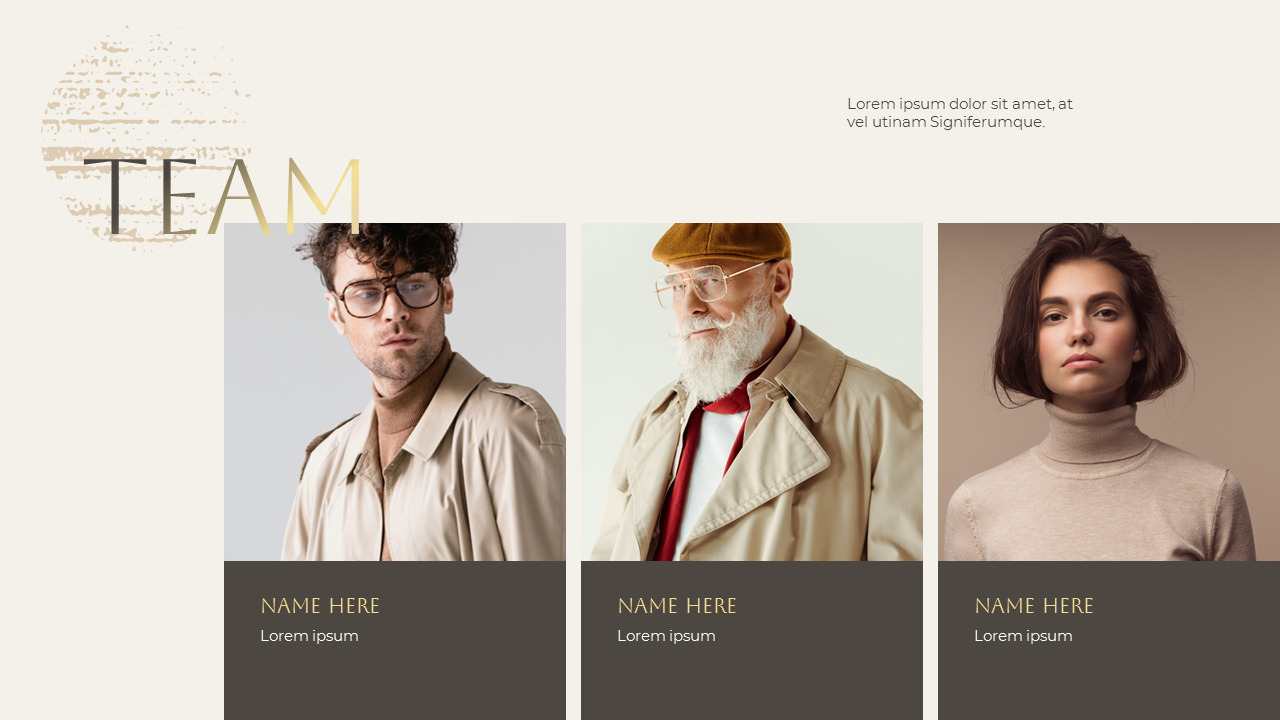 Fall Brand Concept developing powerpoint