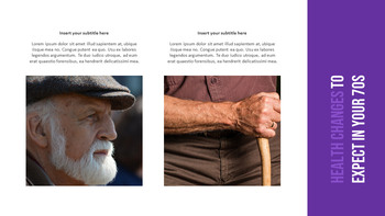 Old Age minimalist powerpoint template|Lifestyle