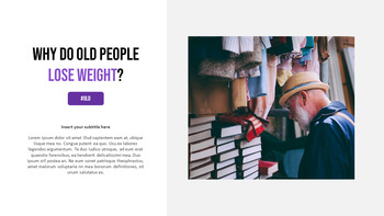 Old Age minimalist powerpoint template|Lifestyle