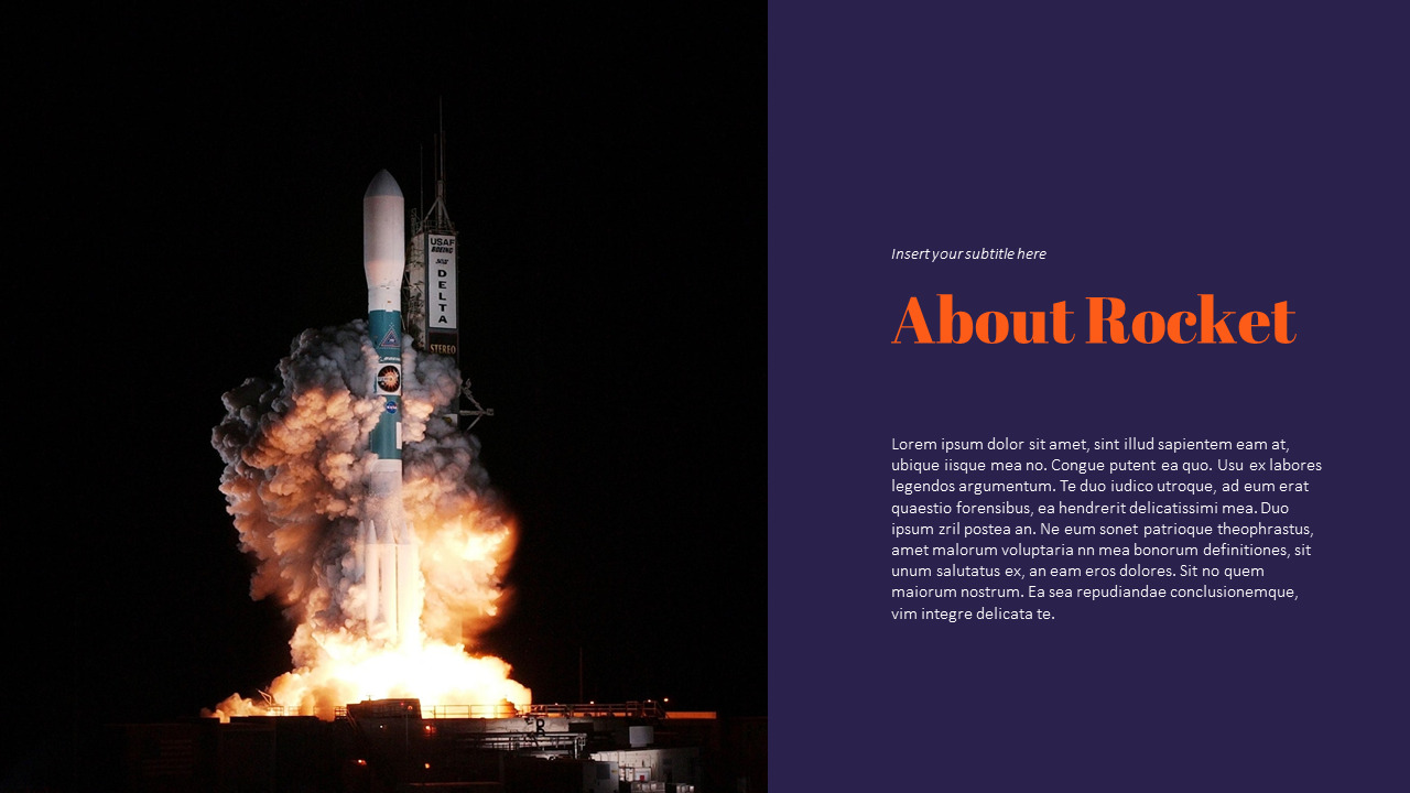 All About Rocket team presentation template