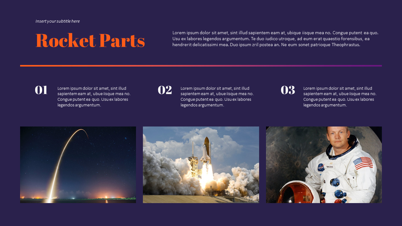 All About Rocket team presentation template