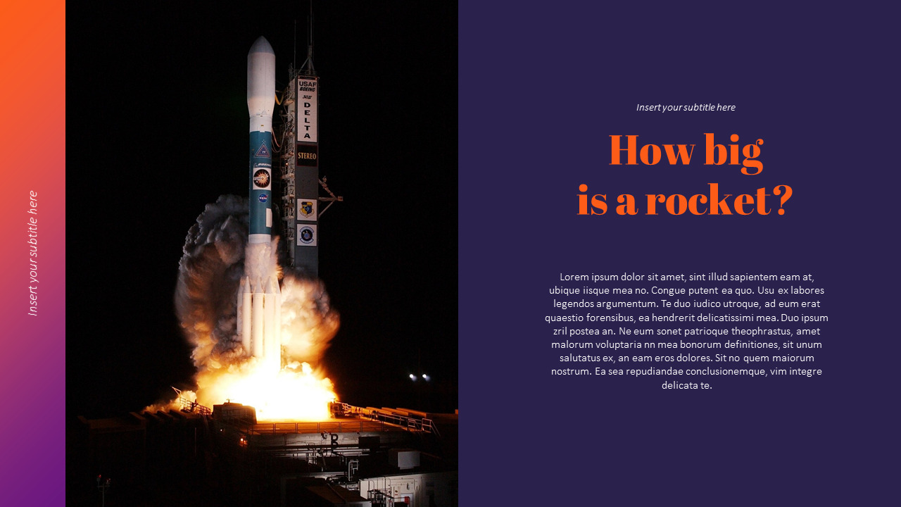 All About Rocket team presentation template