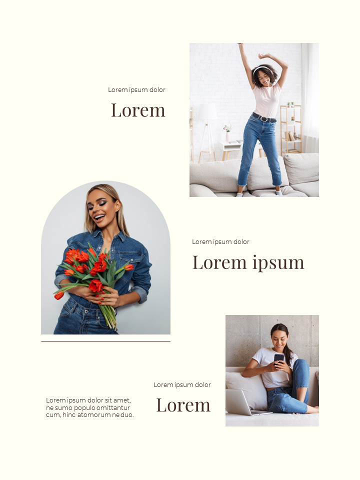 Beautiful Solo Life presentation slides ppt