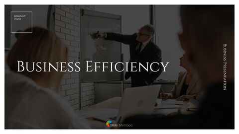 Business Efficiency Simple Templates Design
