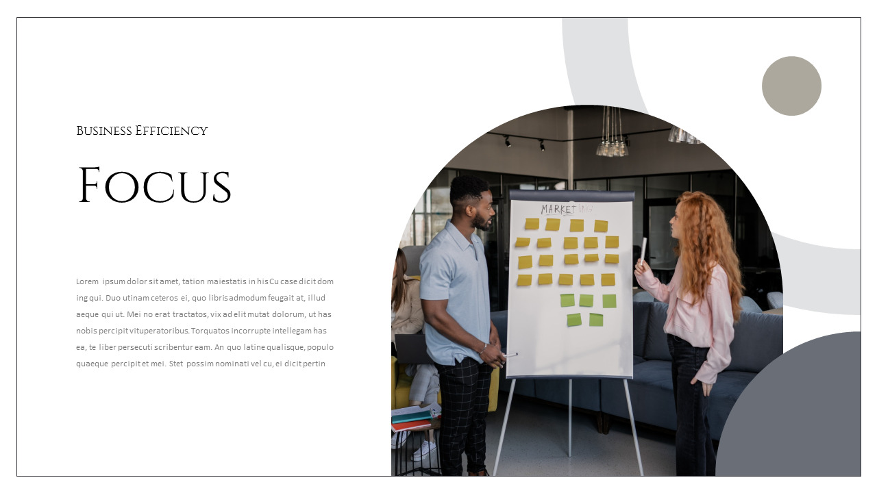 Business Efficiency Simple Templates Design